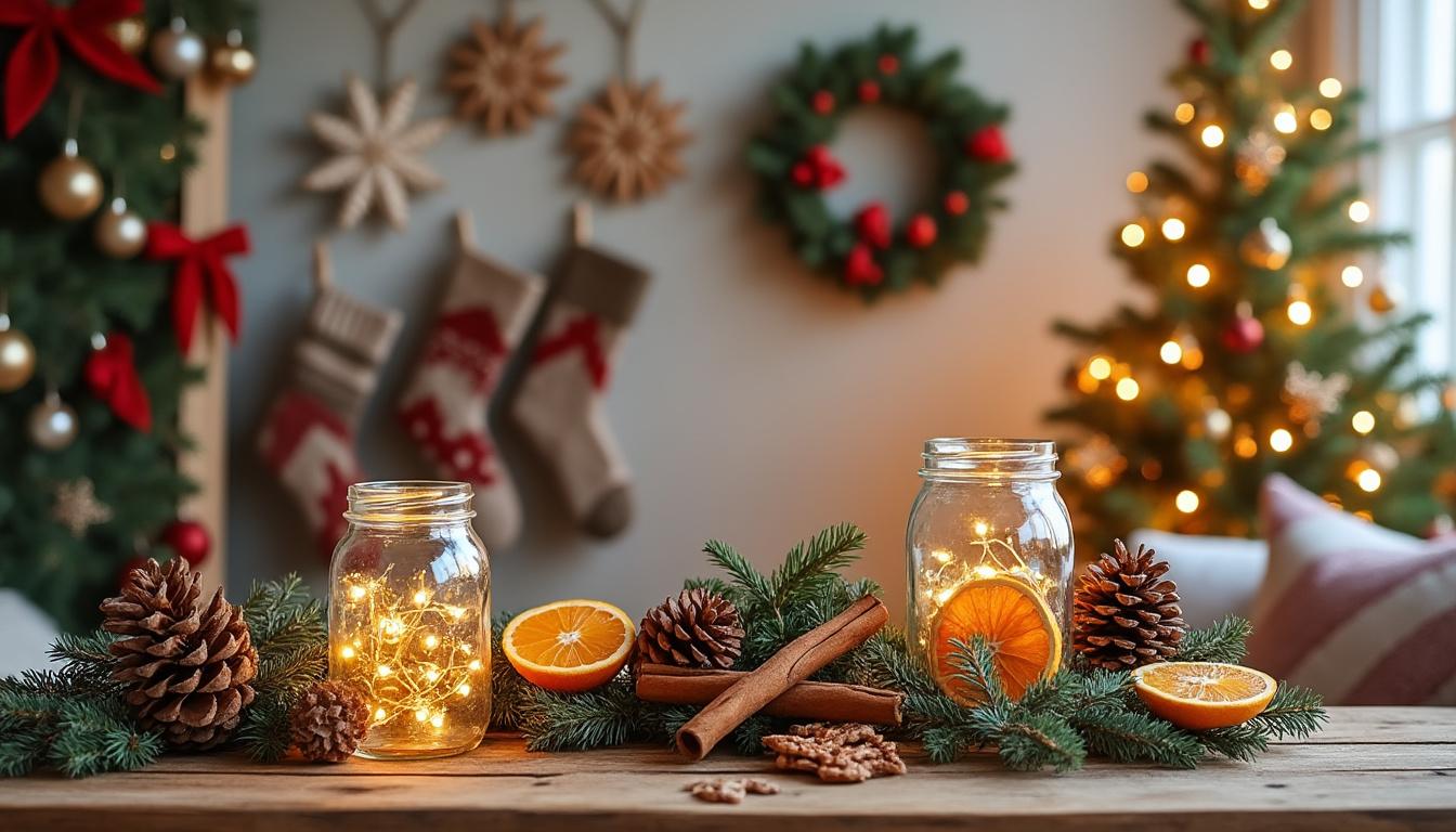 Noël DIY : 7 idées faciles pour des décos maison uniques