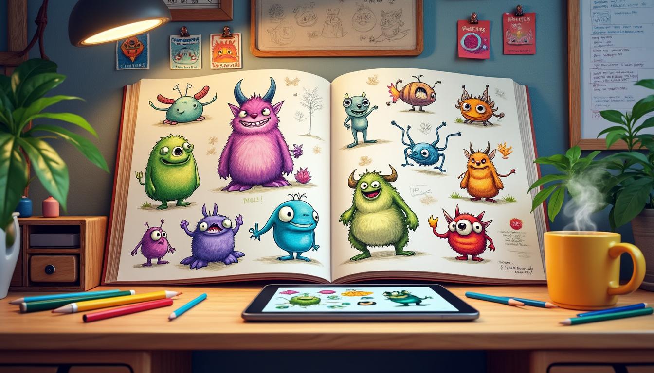 Dessiner des monstres : astuces faciles pour débutants